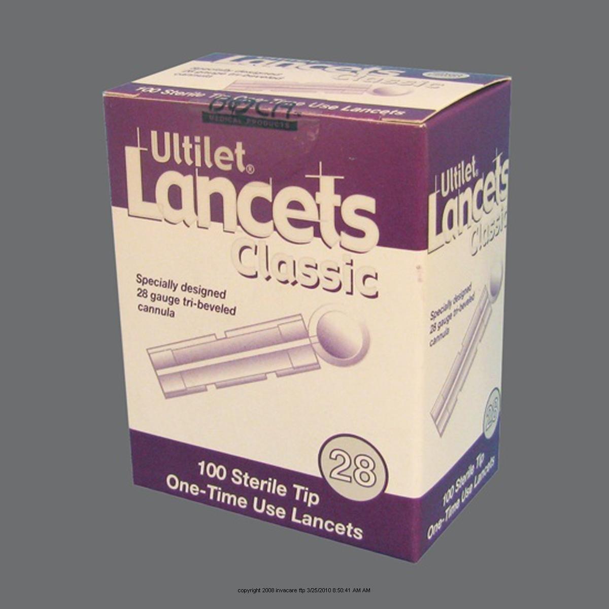 Classic Twist Off Lancet 28G - Box of 100 | Buy Now with Express ...