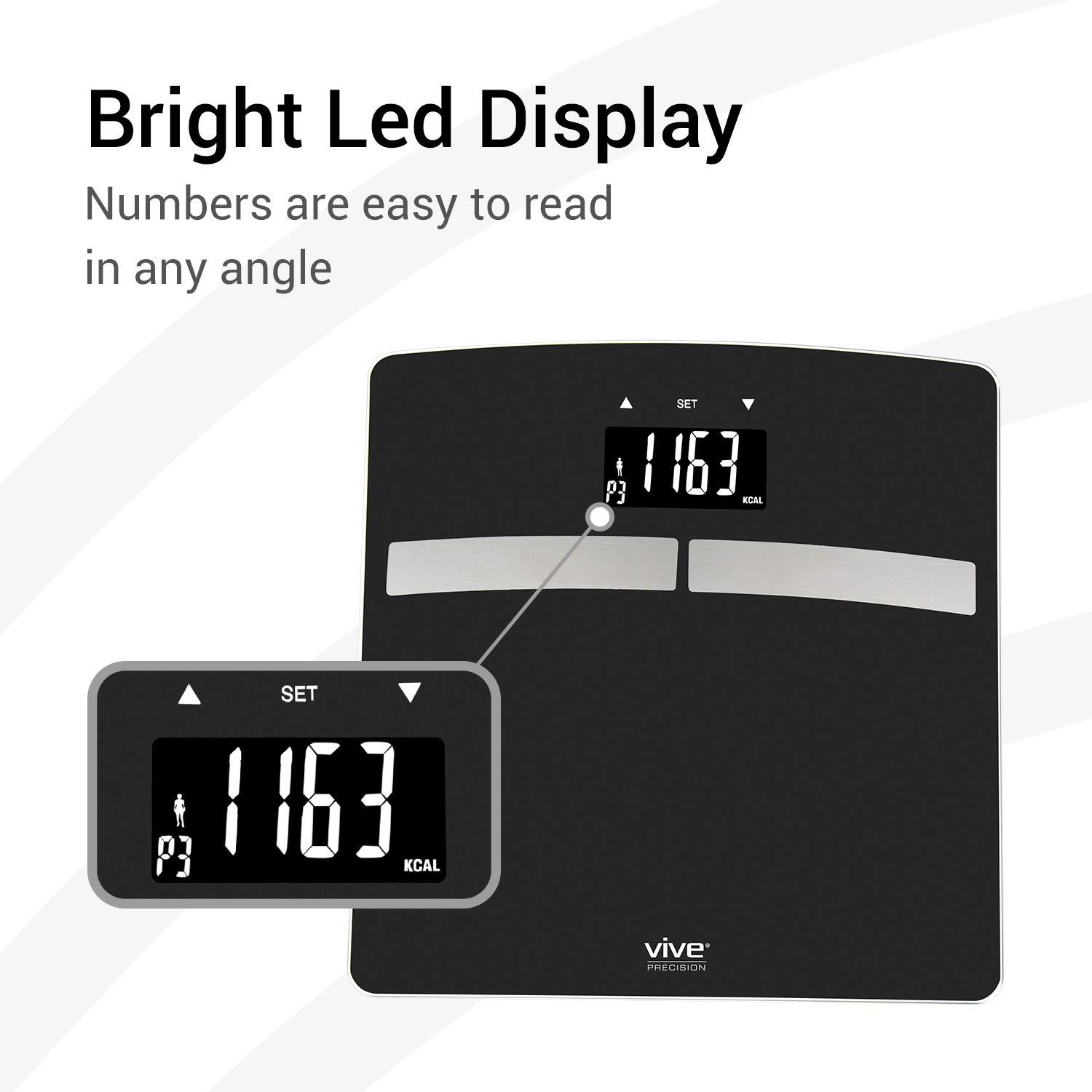 Vive Precision Scale for Body Weight and Fat Percentage (for iOS ...