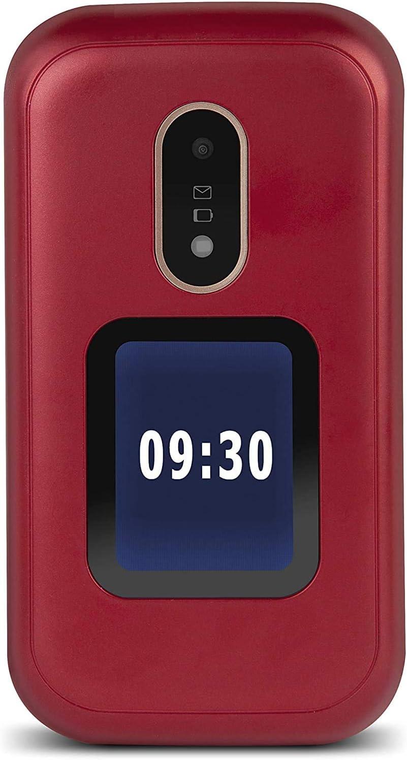 Doro 6060 Unlocked 2G Clamshell Big Button Mobile Phone for Elderly | 2 ...