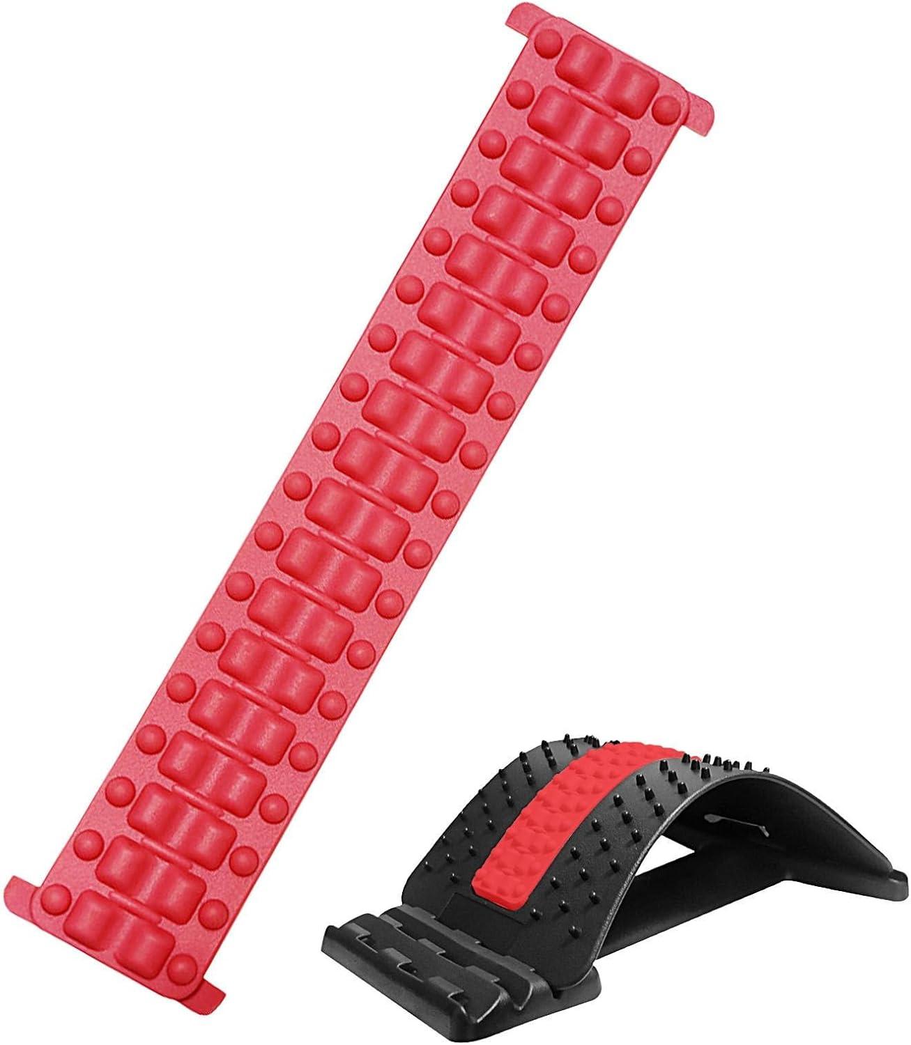 Samuliy Multi-Level Silicone Back Stretching Device - Spine Relief for ...