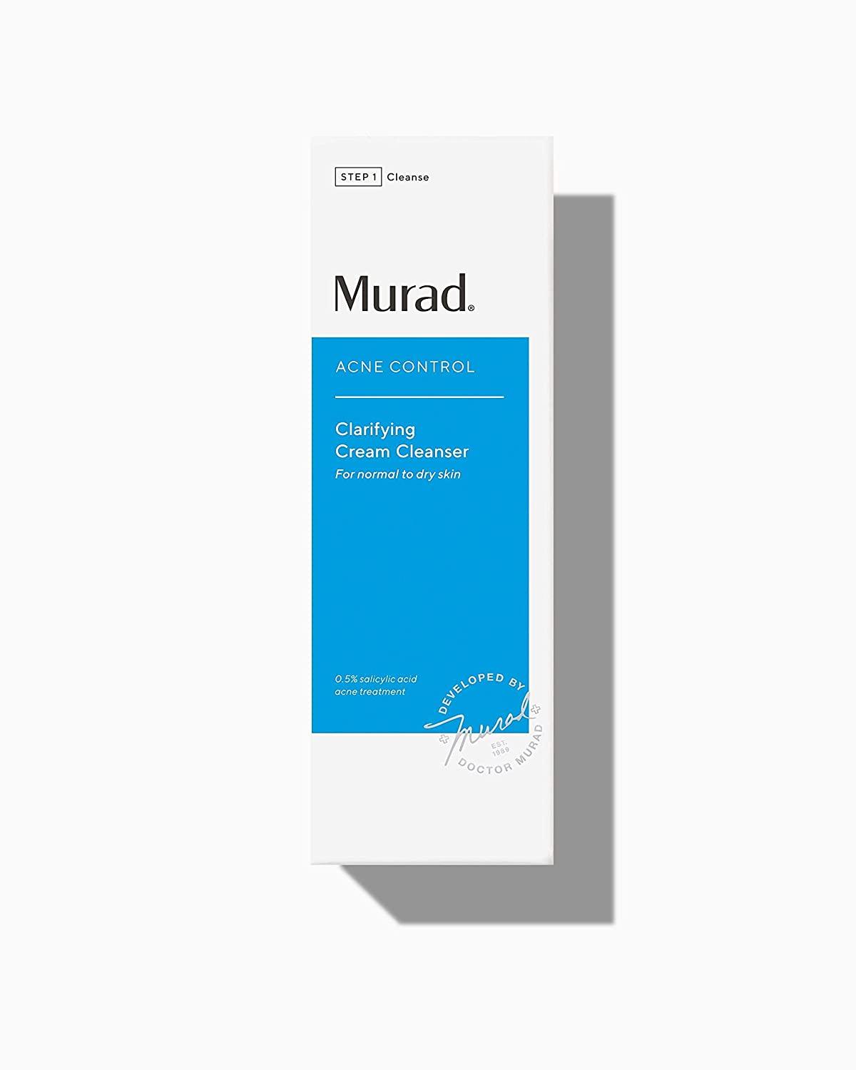 Murad Acne Control Clarifying Cream Cleanser - Salicylic Acid Anti ...