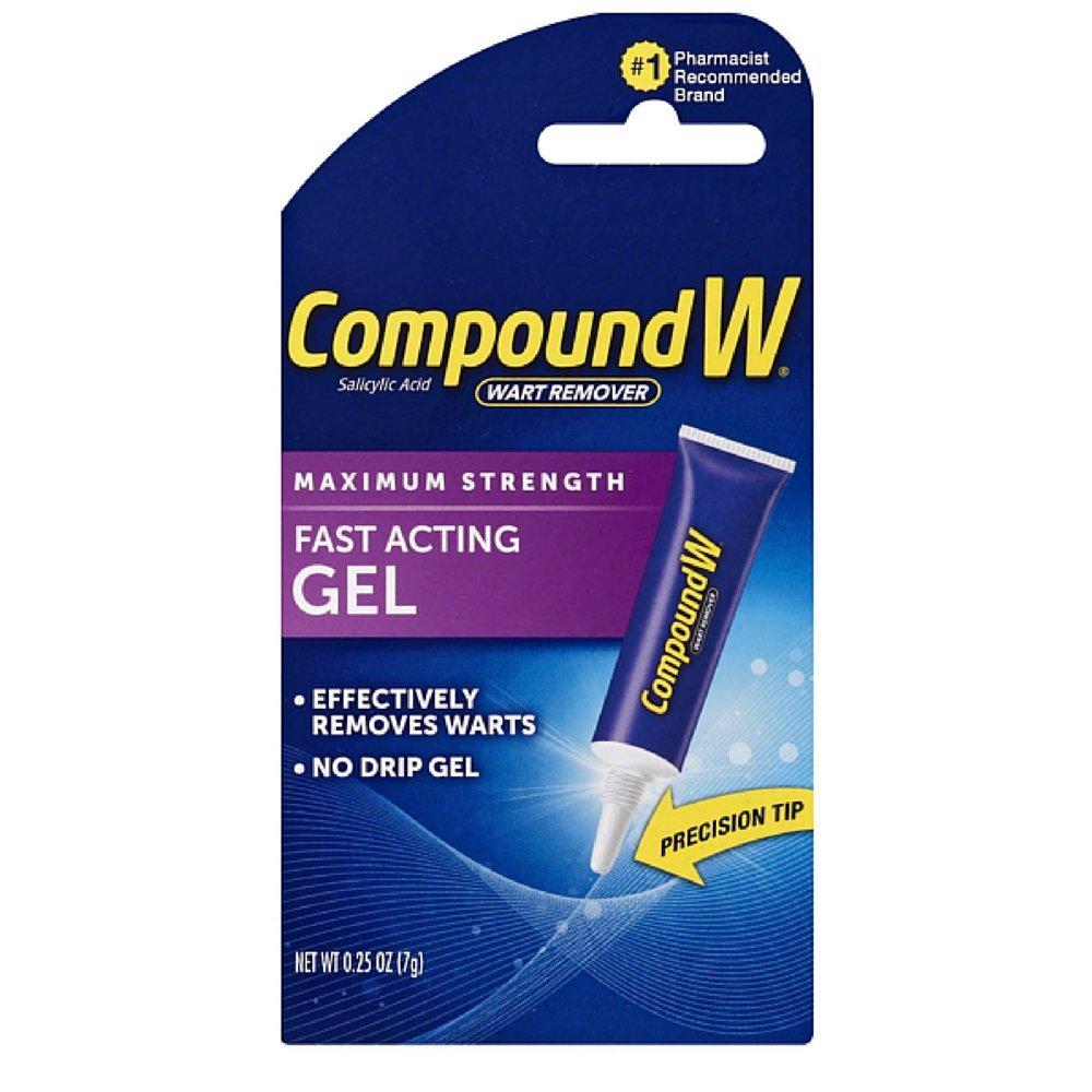 Compound W Gel 0.25 Oz - Fast-Acting Solution for Warts | Buy Now with ...