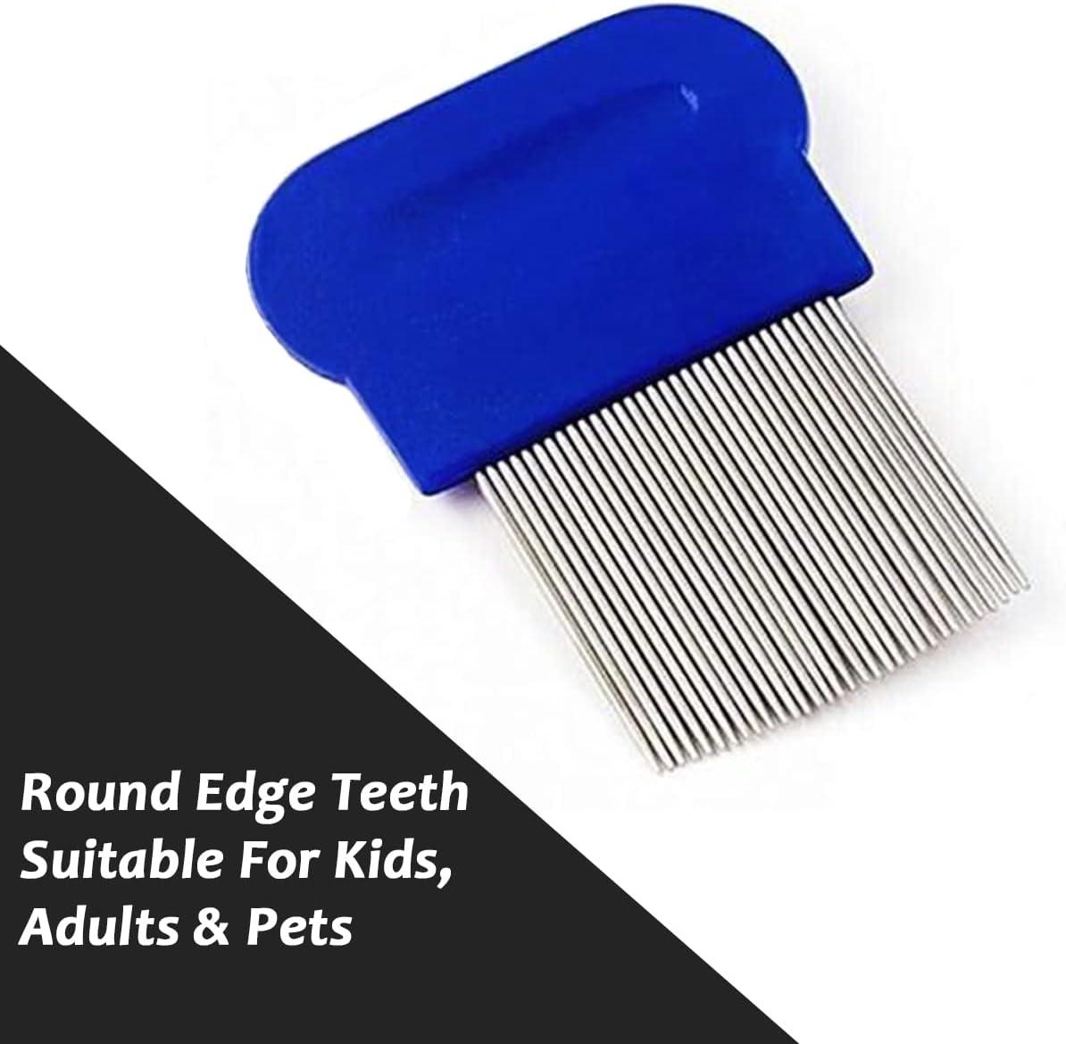 Nitty GRITY NIT Hair Comb - Steel Tooth Comb for Head LICE Eggs Removal ...