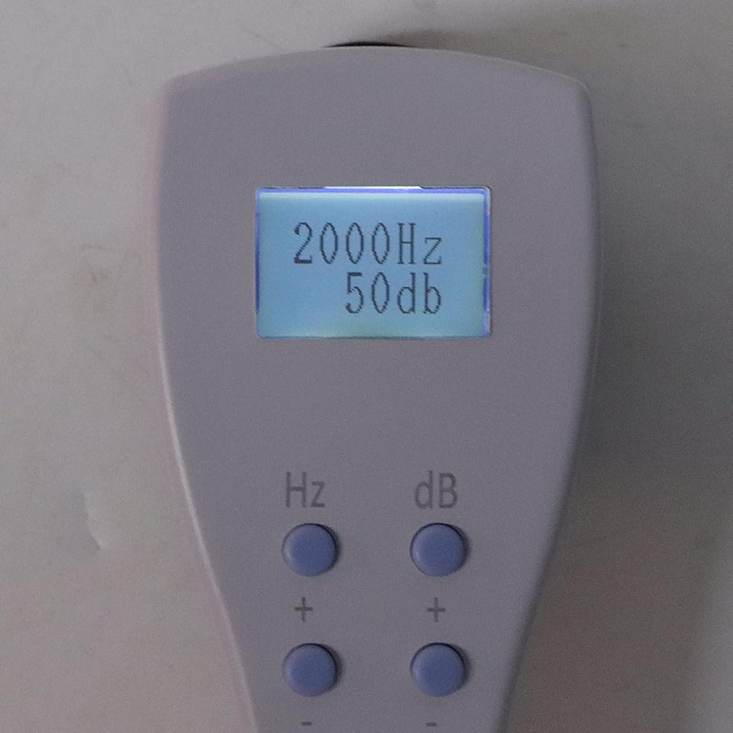 Portable Audiometer with LCD Screen - Air Conduction Hearing Test ...