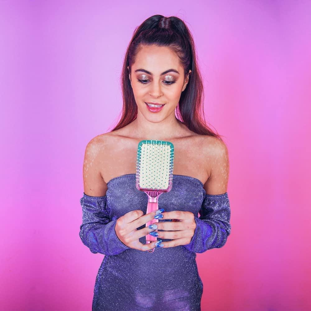 Unicorn & Mermaid Hair Brush | Paddle Detangling Brush for Women by ...