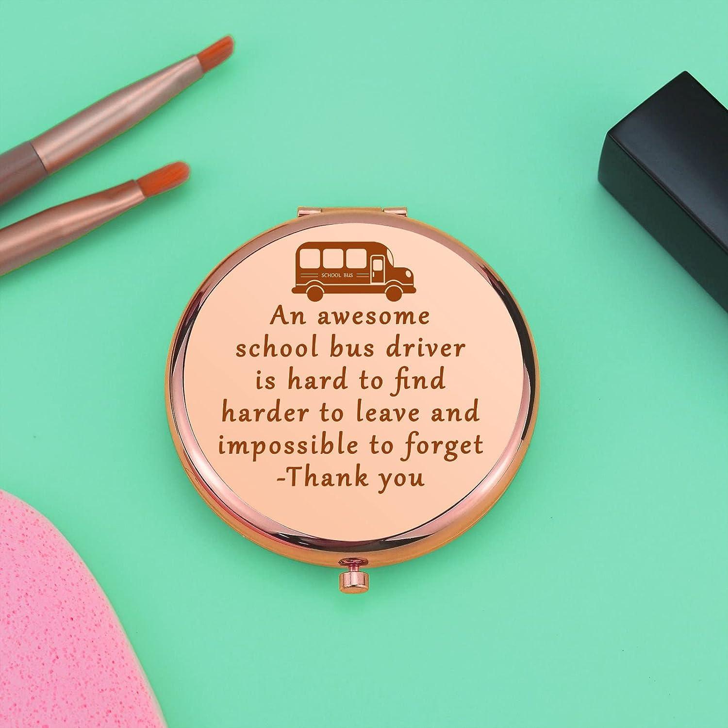 Bus Driver Appreciation Gift School Bus Driver Gifts Compact Mirror ...