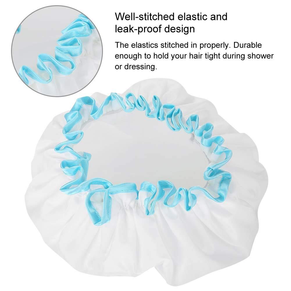 Double-Layered Waterproof Shower Hood for Women | Thick Stretch Design ...