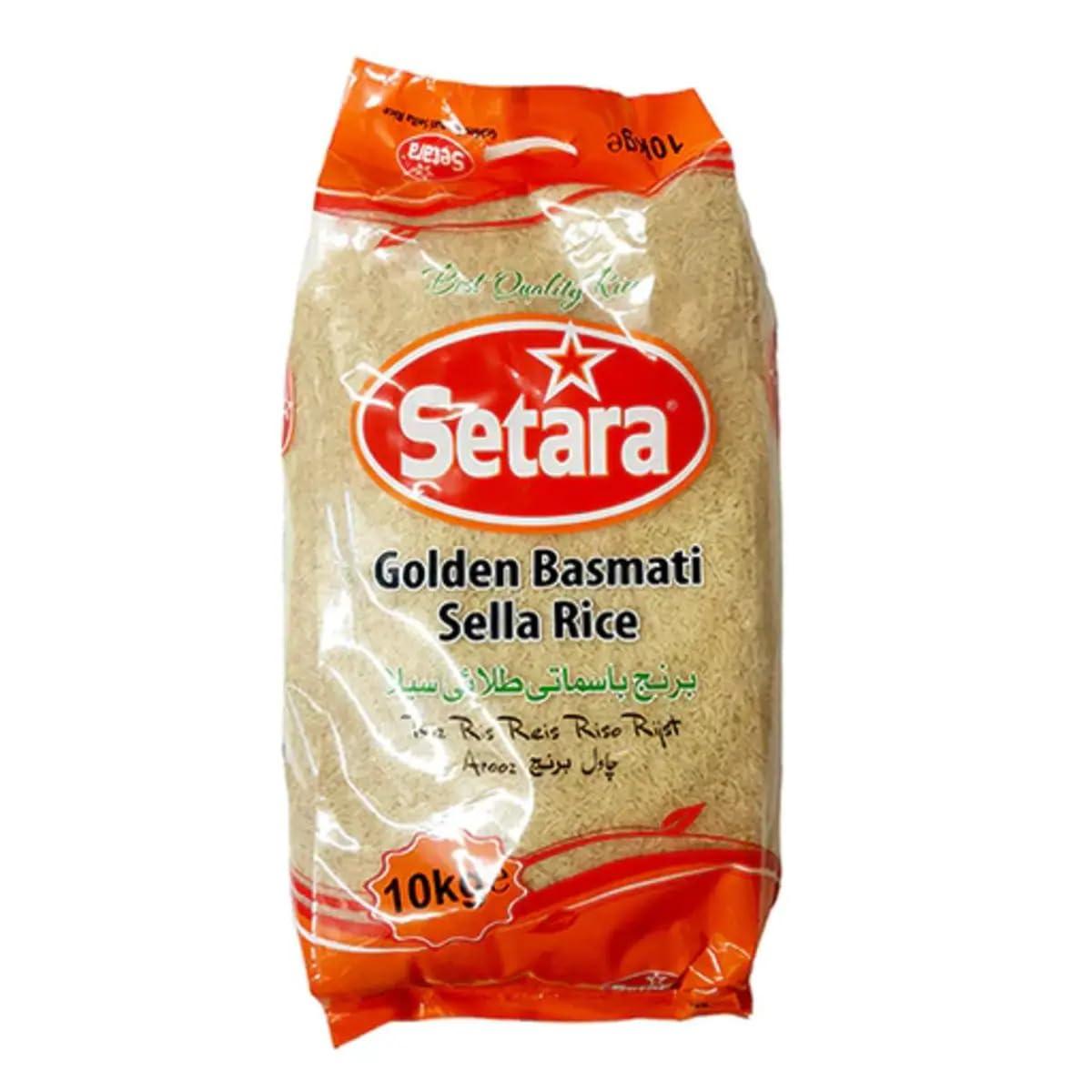 Setara Basmati Golden Sella RIce 10kg - Pack of 1 | Buy Now with ...