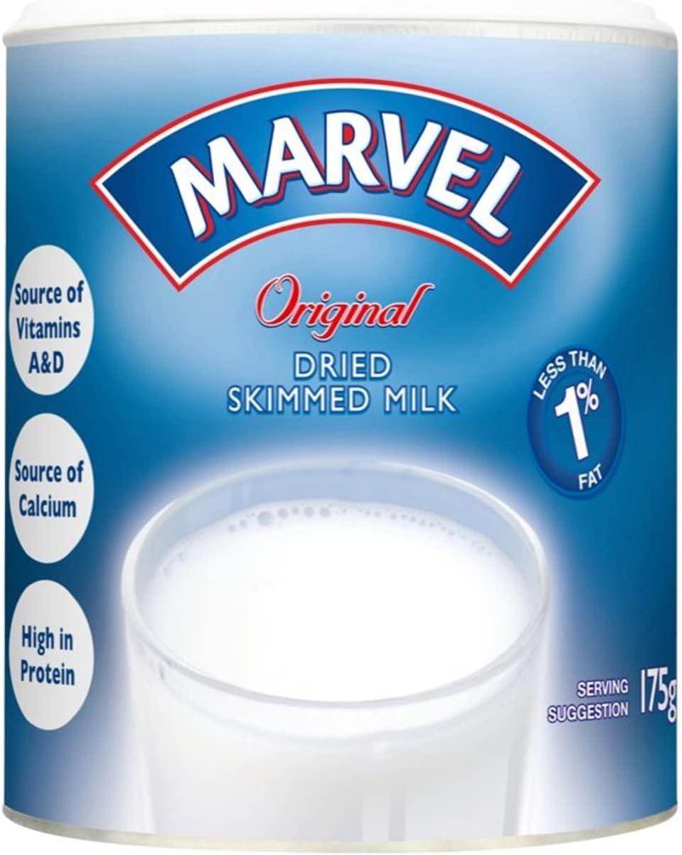 Marvel Dried Skimmed Milk Powder 175g - High Quality and Convenient ...