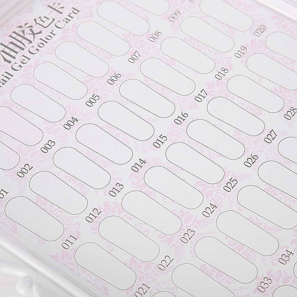 Nail Gel Color Card | 48 Colors Nail Art Display Stand - Showcase Your ...