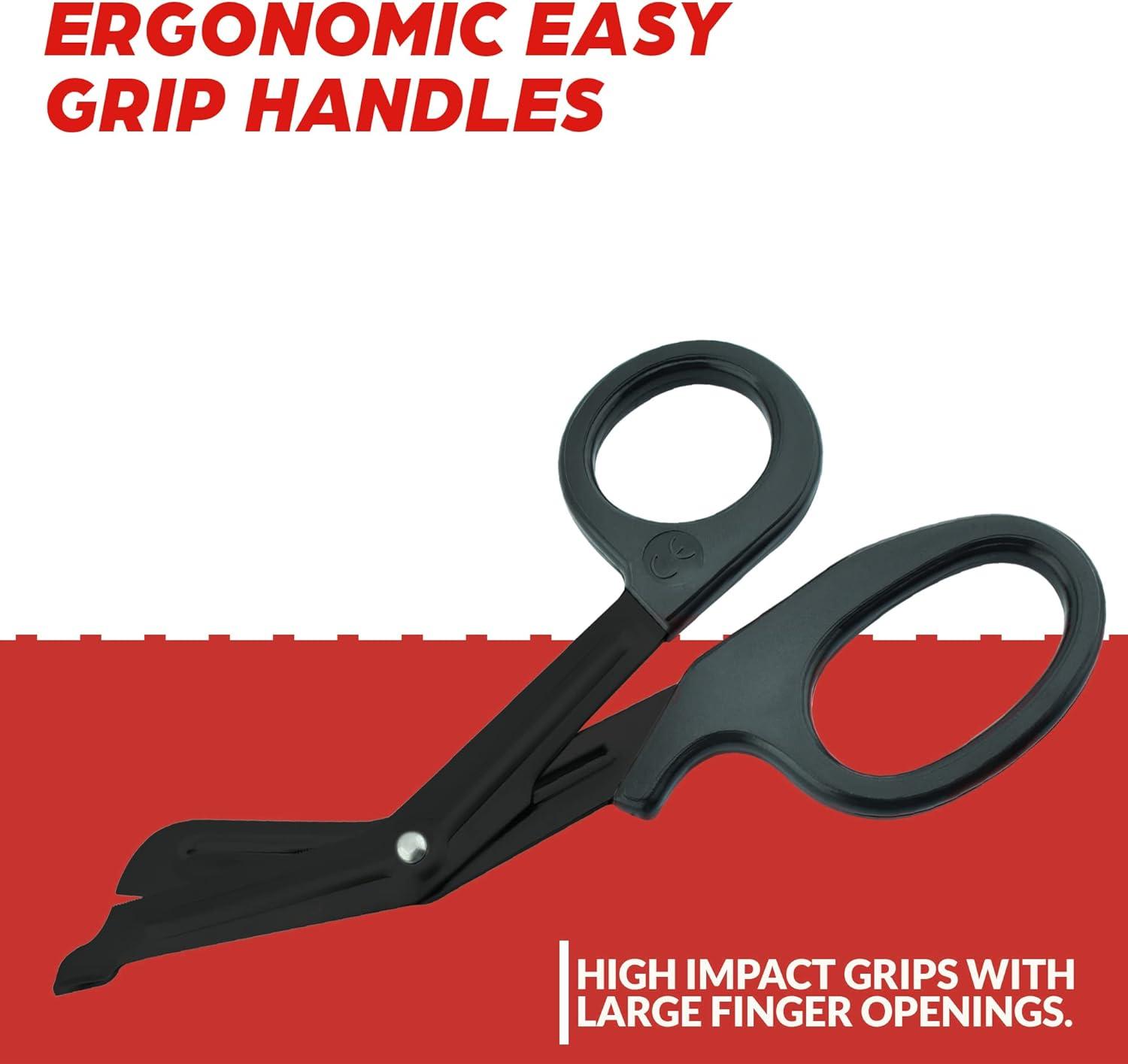 Spire Tool USBUK-18 Tactical Stealth Black Trauma Shears, 7.5 inch ...