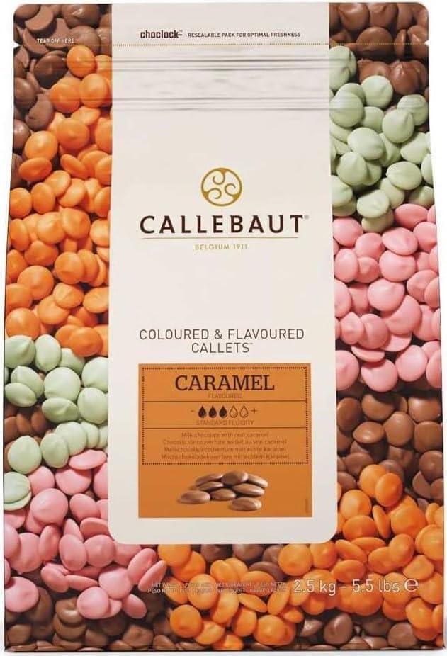 Callebaut flavoured callets BUNDLE - Orange Caramel - 2 x 2.5kg | Buy ...