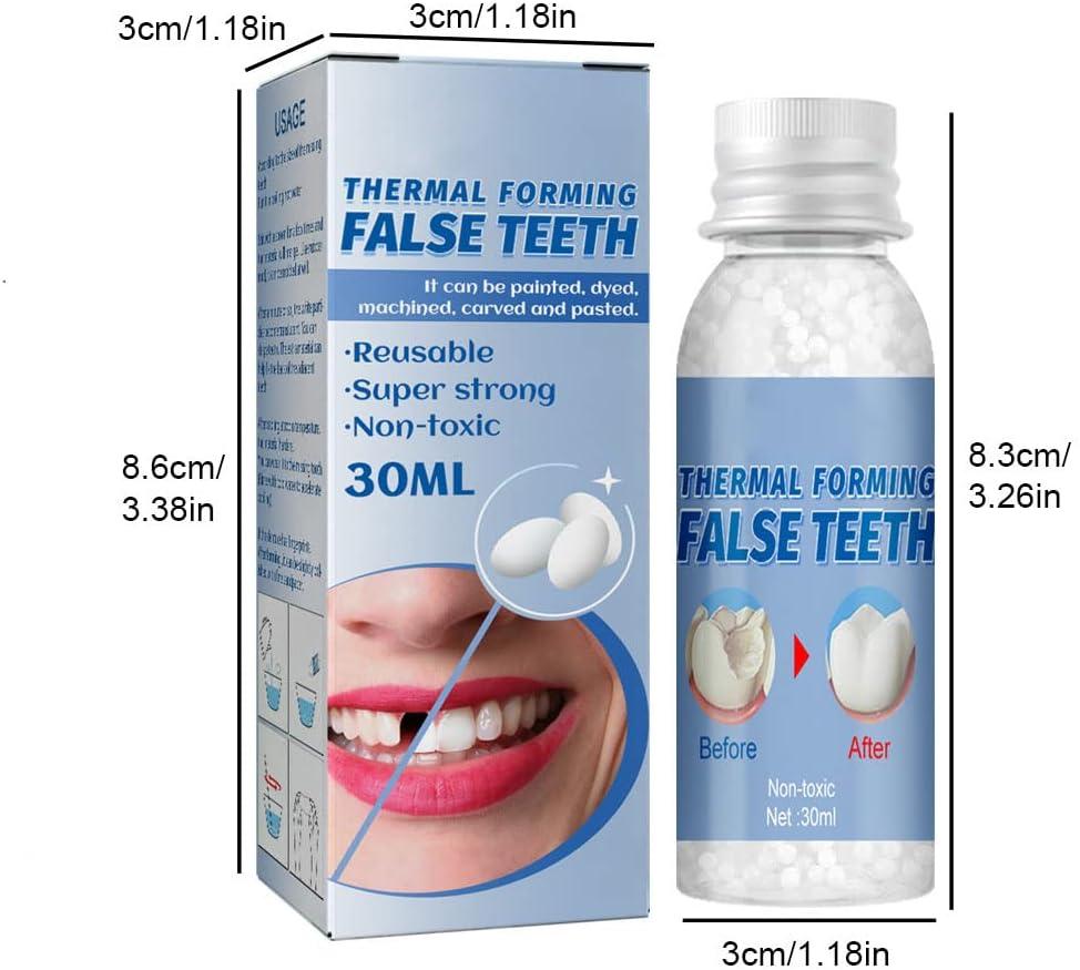 Flipped Warmth Provisional Dentures - 60g Heat Conductive Tooth Filling ...