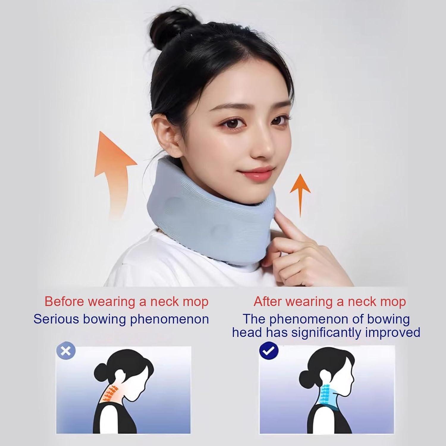 Shurzzesj Halskrause: Soft Foam Neck Support for Cervical Spine Relief ...