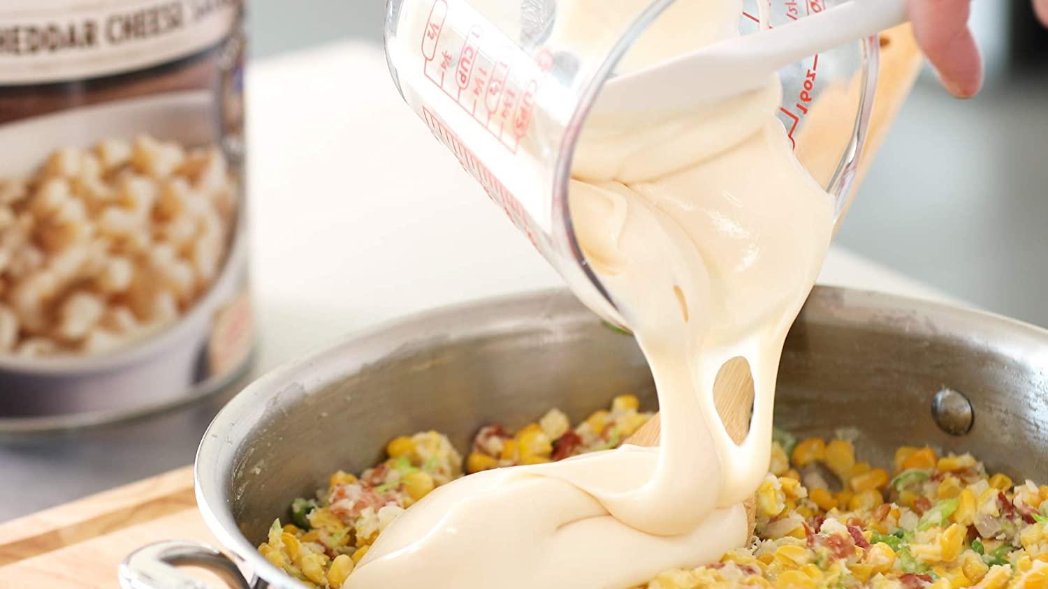 Chef-mate White Cheddar Cheese Sauce & Queso for Mac and Cheese - 6 lb ...