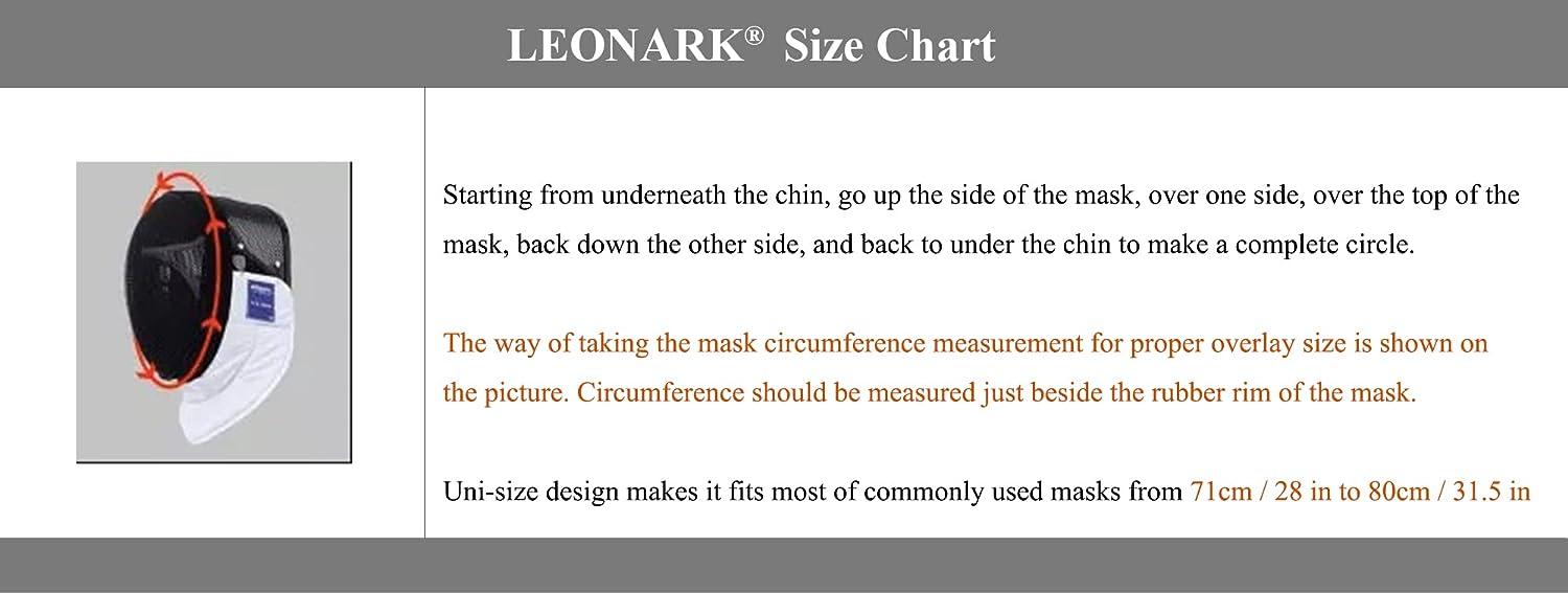 LEONARK 800N Hema Fencing Mask Overlay Helmet Hood - Handmade Headgear ...