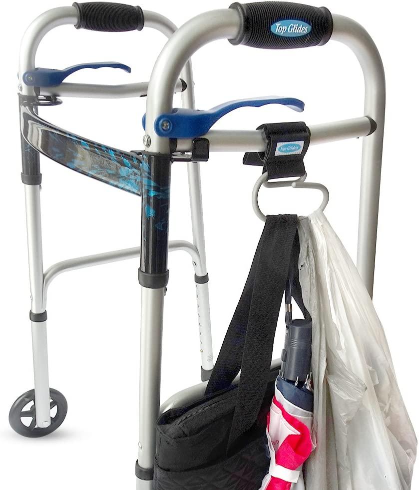Bundle: Premium Clip-on Walker Basket + Free Carry-All Hooks ($12 Value ...