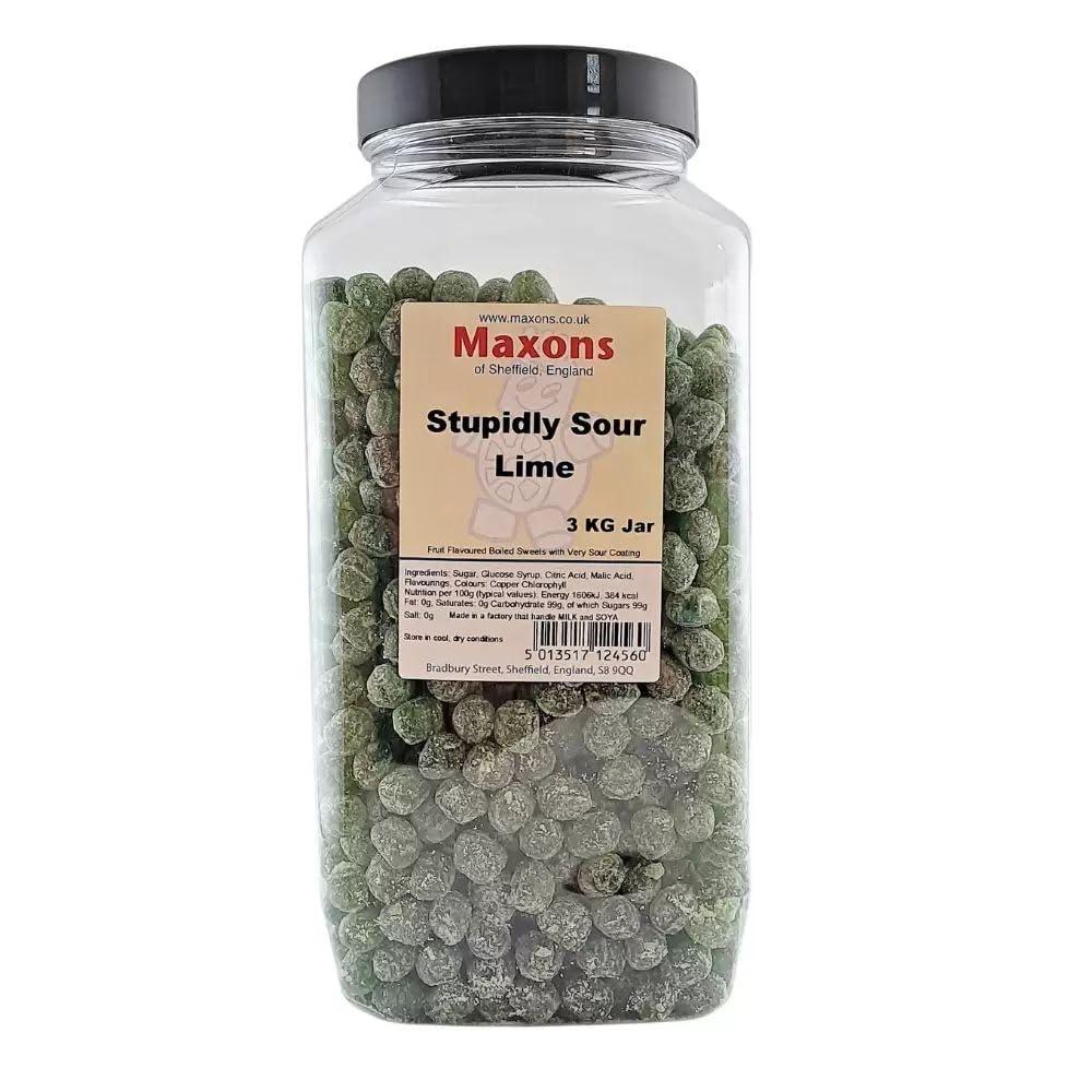 Stupidly Sour Lime - 1000g Hard Boiled Sweets | Buy Now with Express ...