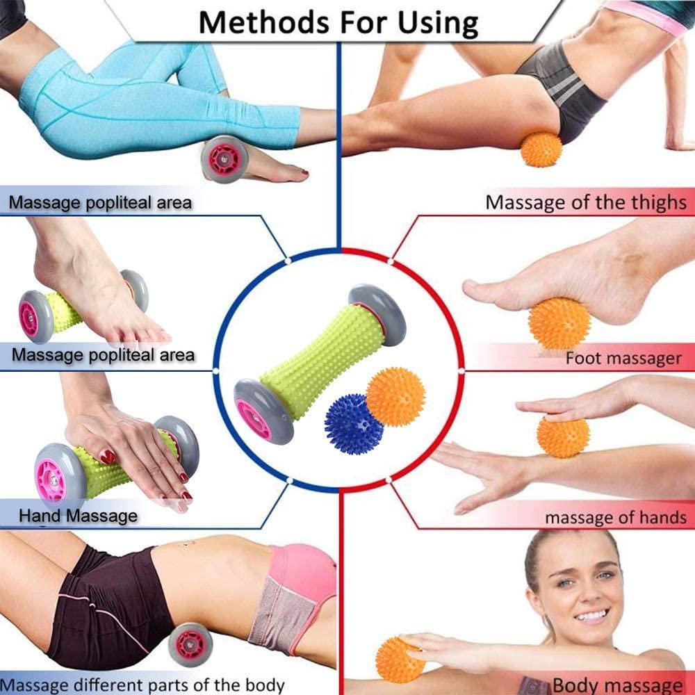 Ryson Foot Roller Massage Ball - Plantar Fasciitis Relief & Reflexology ...