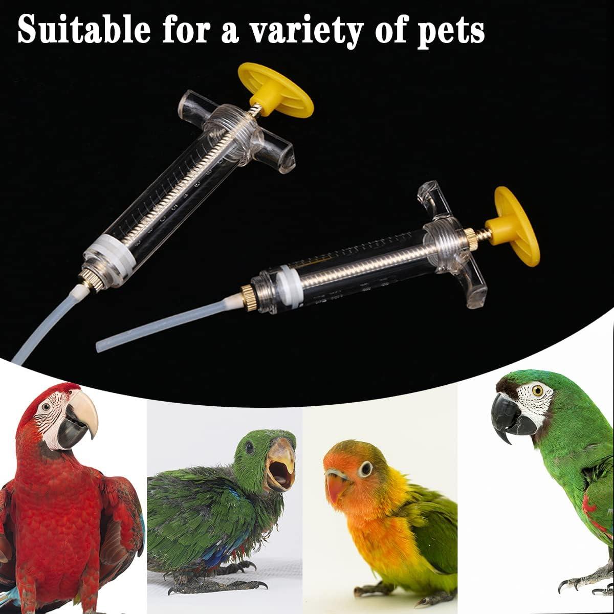 Bird Feeding Syringe Set Baby Birds Syringe Feeder Parrot Feeding ...