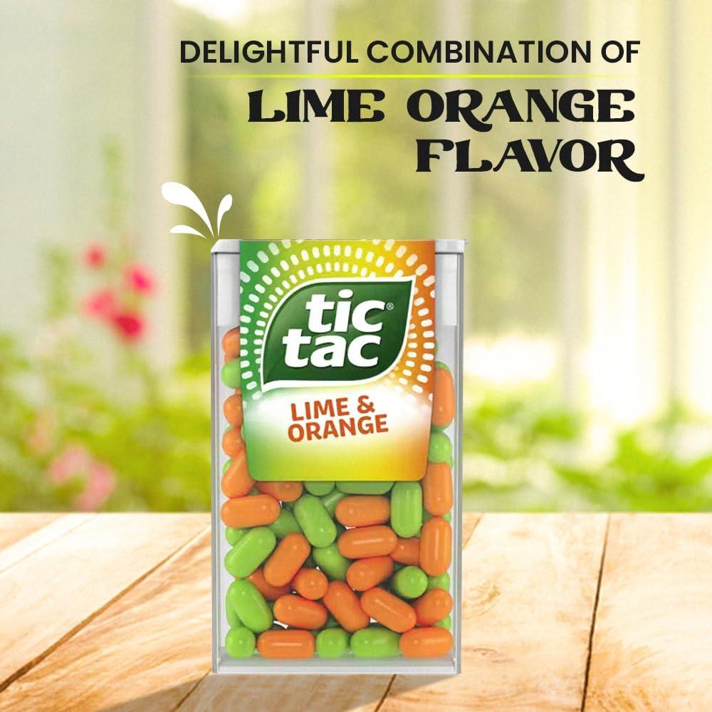 Lime & Orange Tic Tac Mint Sweets - 4 Count Pack for Instant Refreshment | VR Angel | Buy Now ...
