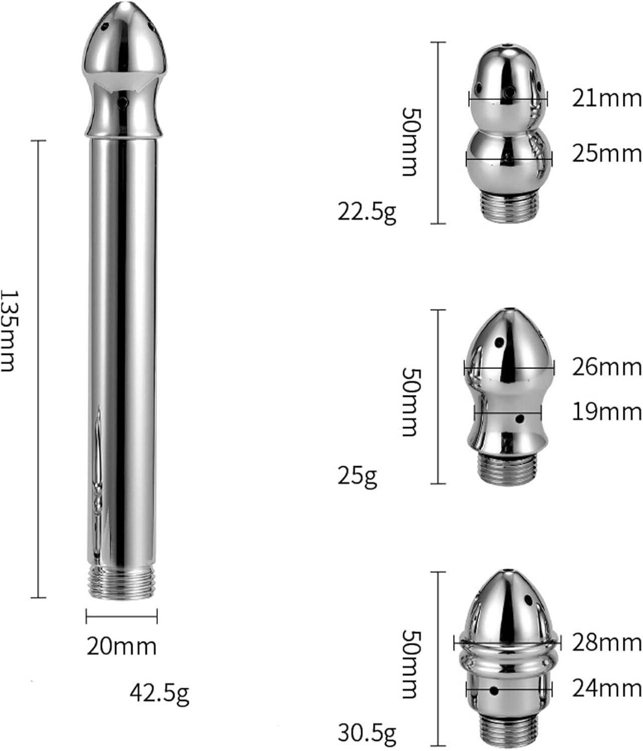 Stainless Steel Enema Kit for Colon Cleanse | Shower Attachment ...