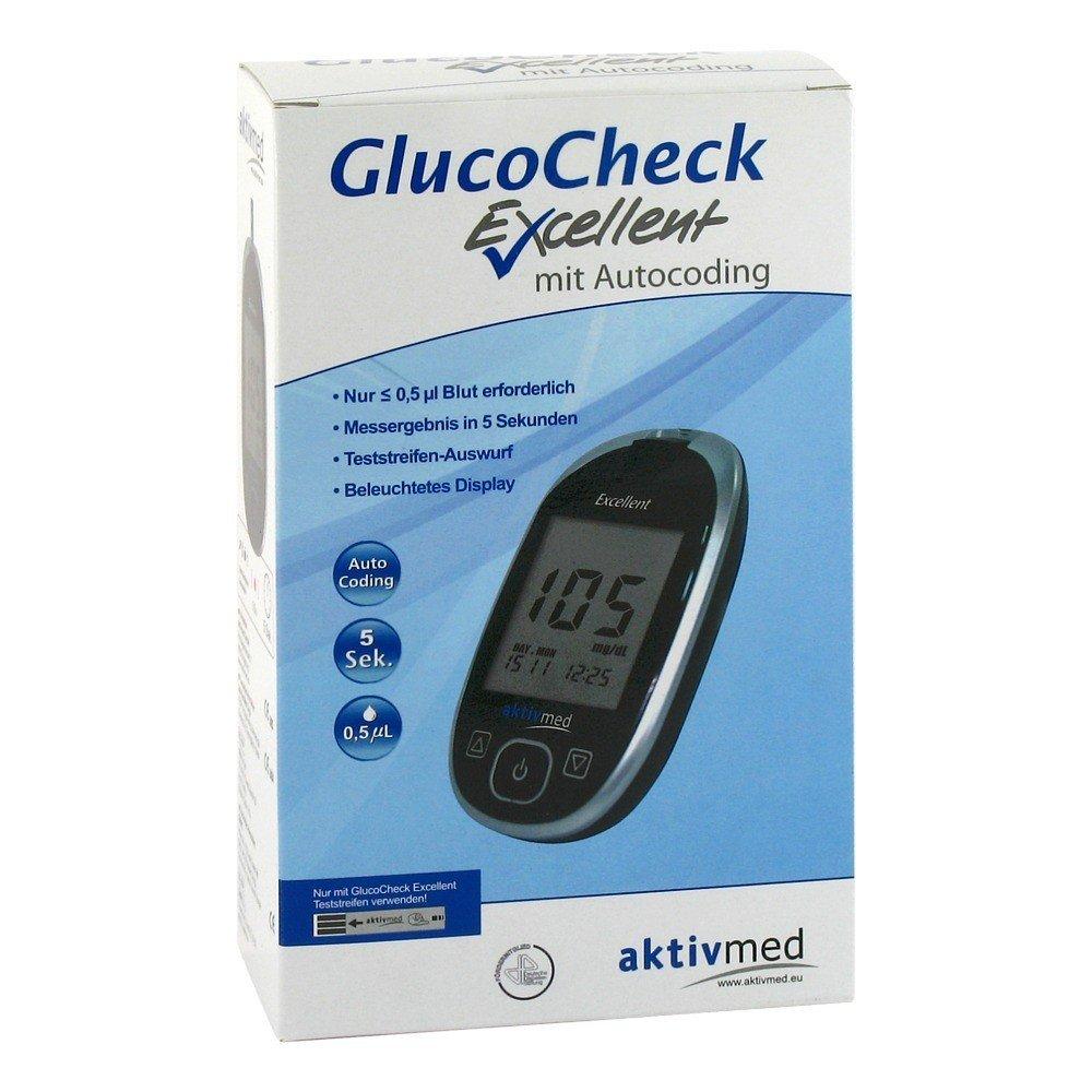 GlucoCheck Blood Glucose Meter - Accurate mg/dl Diabetes Monitoring for ...
