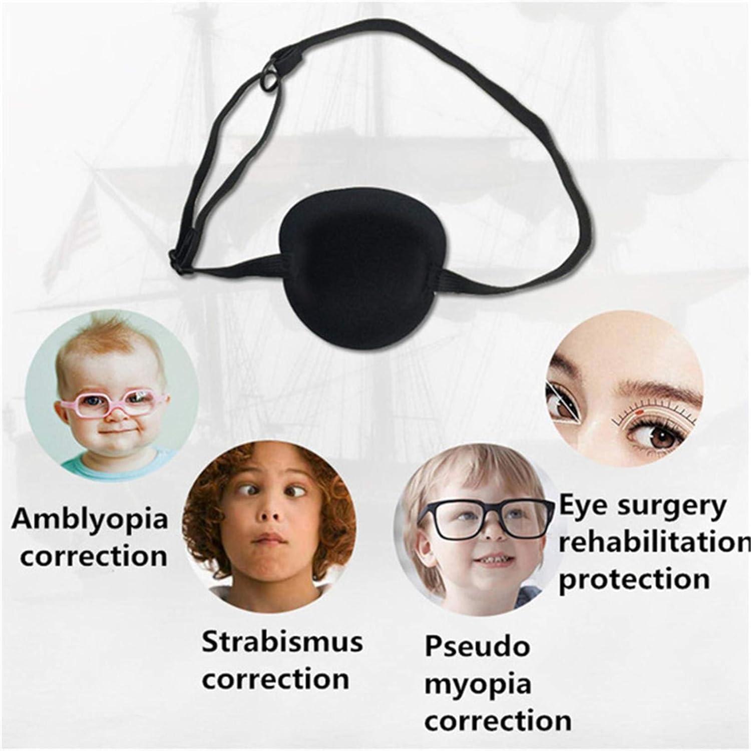 Black Eye Patch for Adults - Amblyopia & Strabismus Correction ...