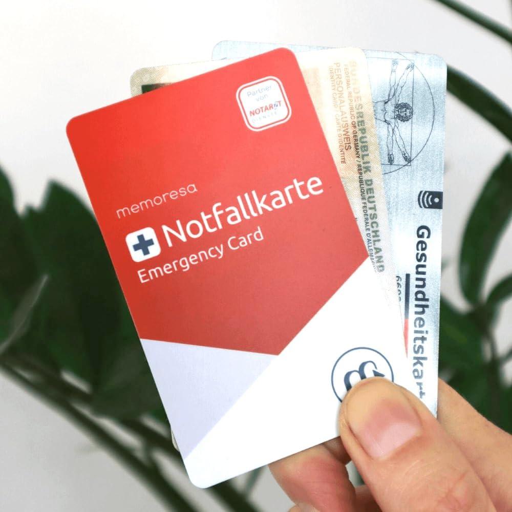 2 In 1 Emergency Card & Digital Pass - Health Data & Contacts ...