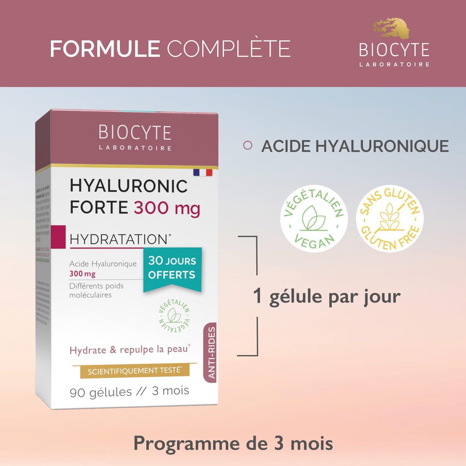 BIOCYTE Hyaluronic Forte Pack - Anti-Aging & Skin Hydration Supplement ...