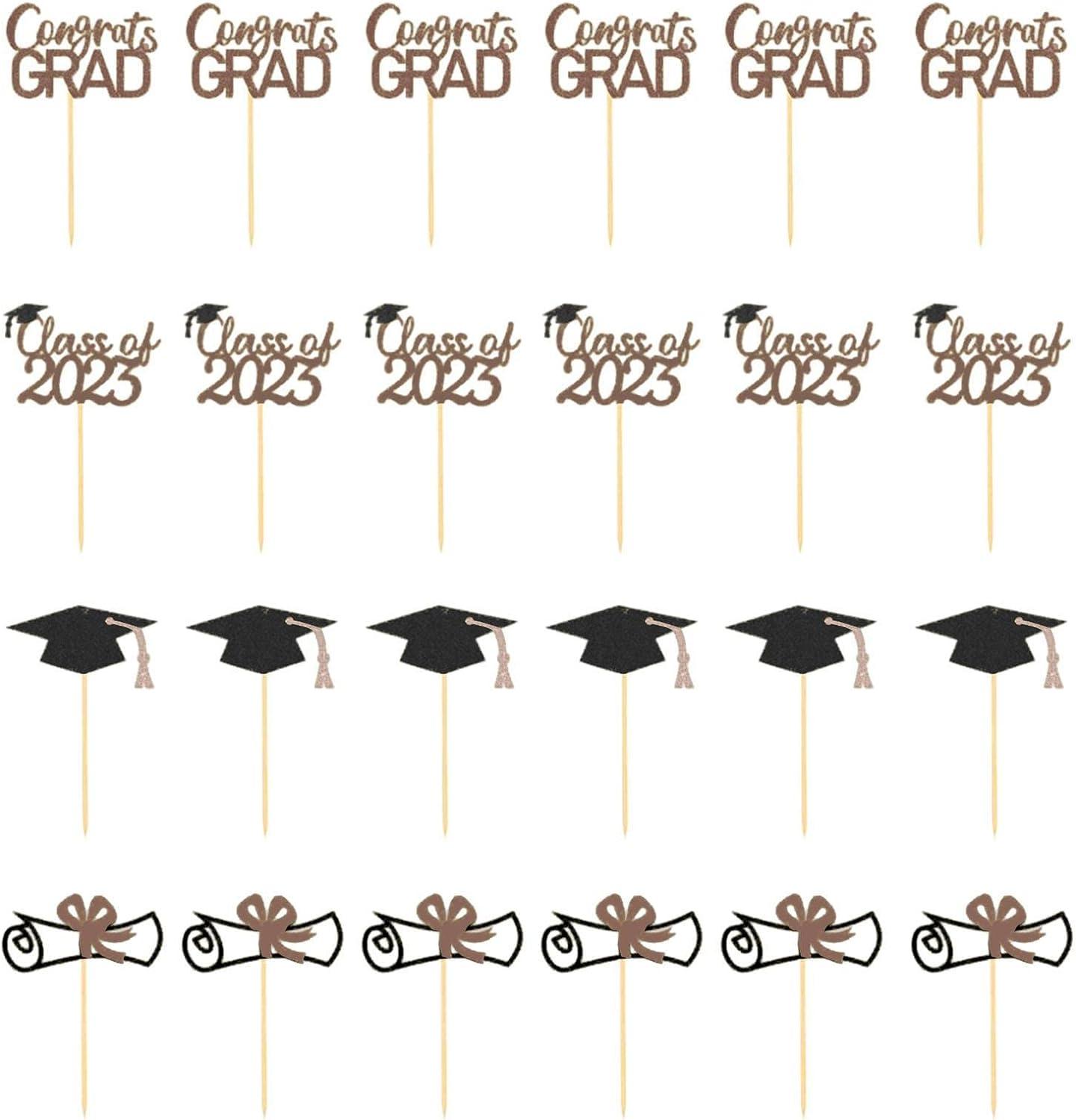 KLUFO Graduation Cupcake Toppers 2023 - Graduation Cupcake Toppers 2023 ...