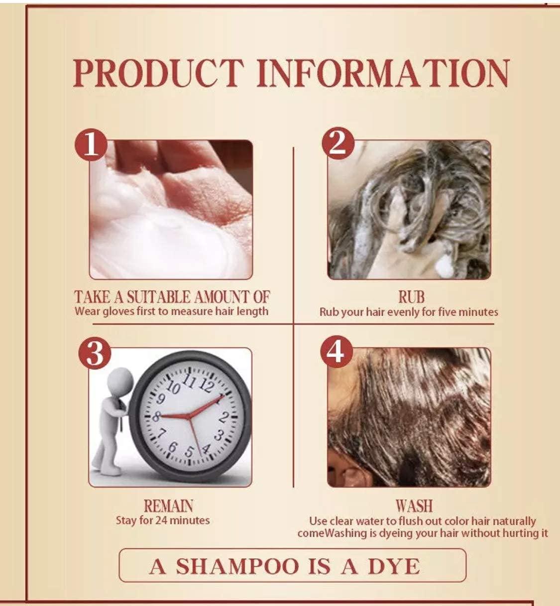 Mokeru Professional Argan Oil Color Shampoo Dark Brown 500ml - Long ...