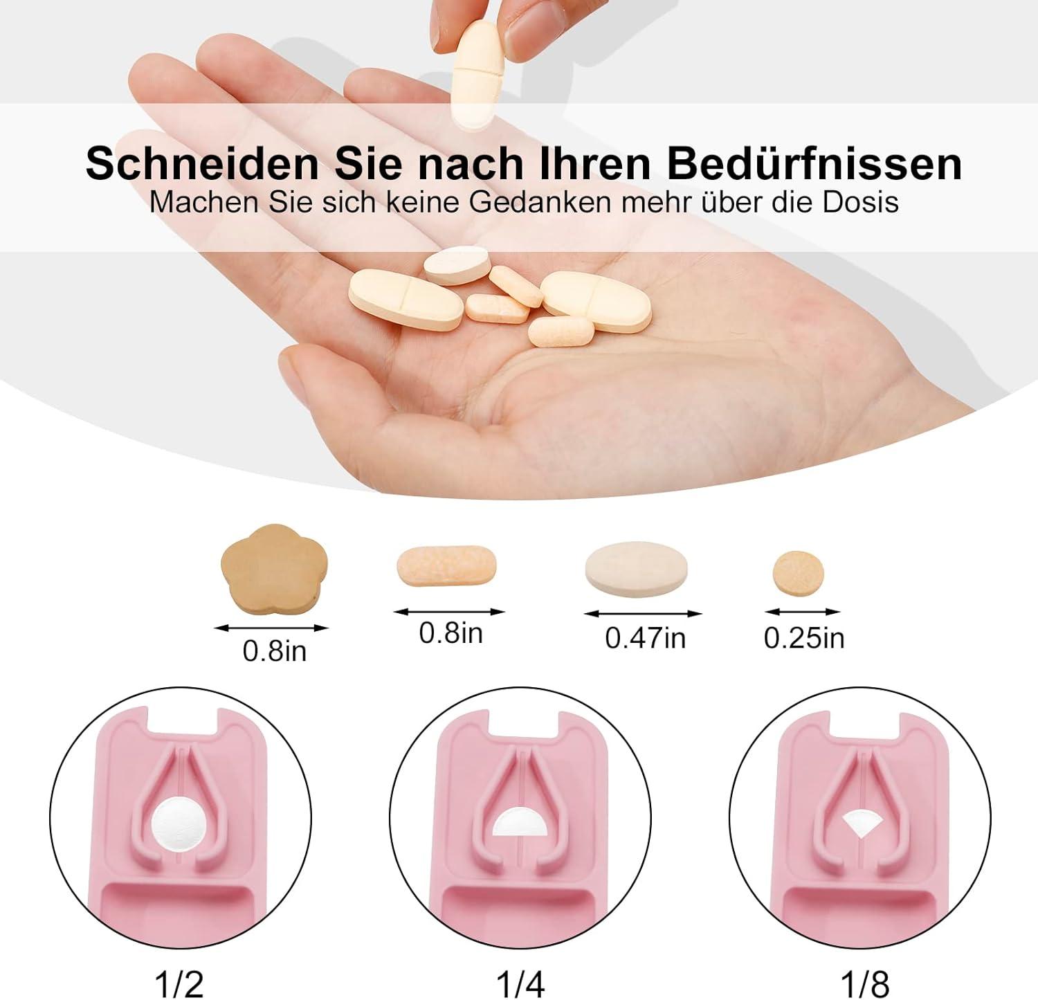 FireTink 2-in-1 Pill Cutter & Tray Divider - Stainless Steel Blade ...