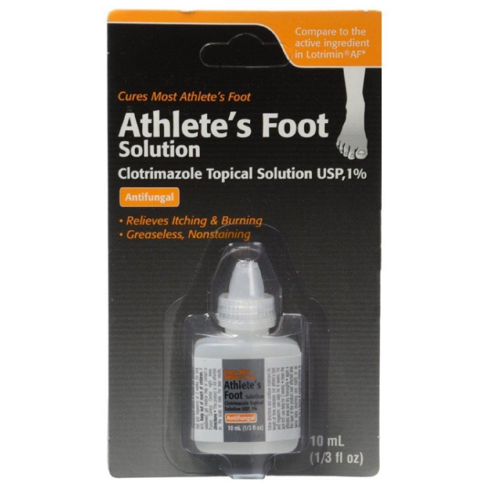 Clotrimazole AF Antifungal Athlete's Foot Topical Solution 1% (Generic ...
