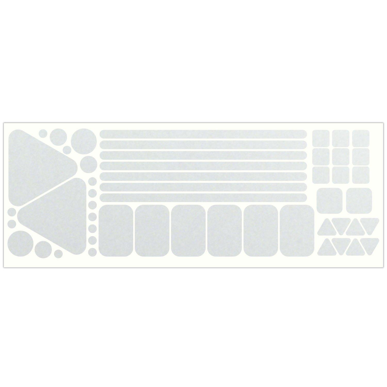 LiteMark Reflective Sticker Decals Pack - 51 Assorted 3M Decals for ...