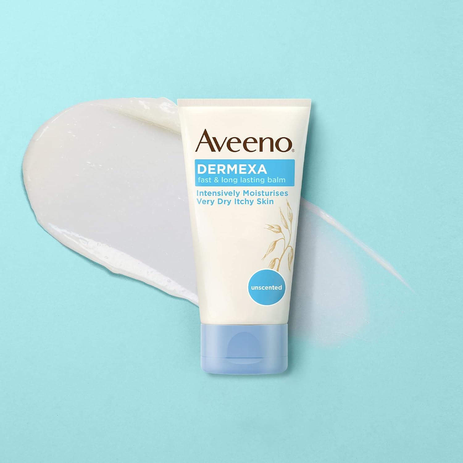 Aveeno Dermexa Fast Soothing Balm for Very Dry, Itchy and Eczema Prone ...