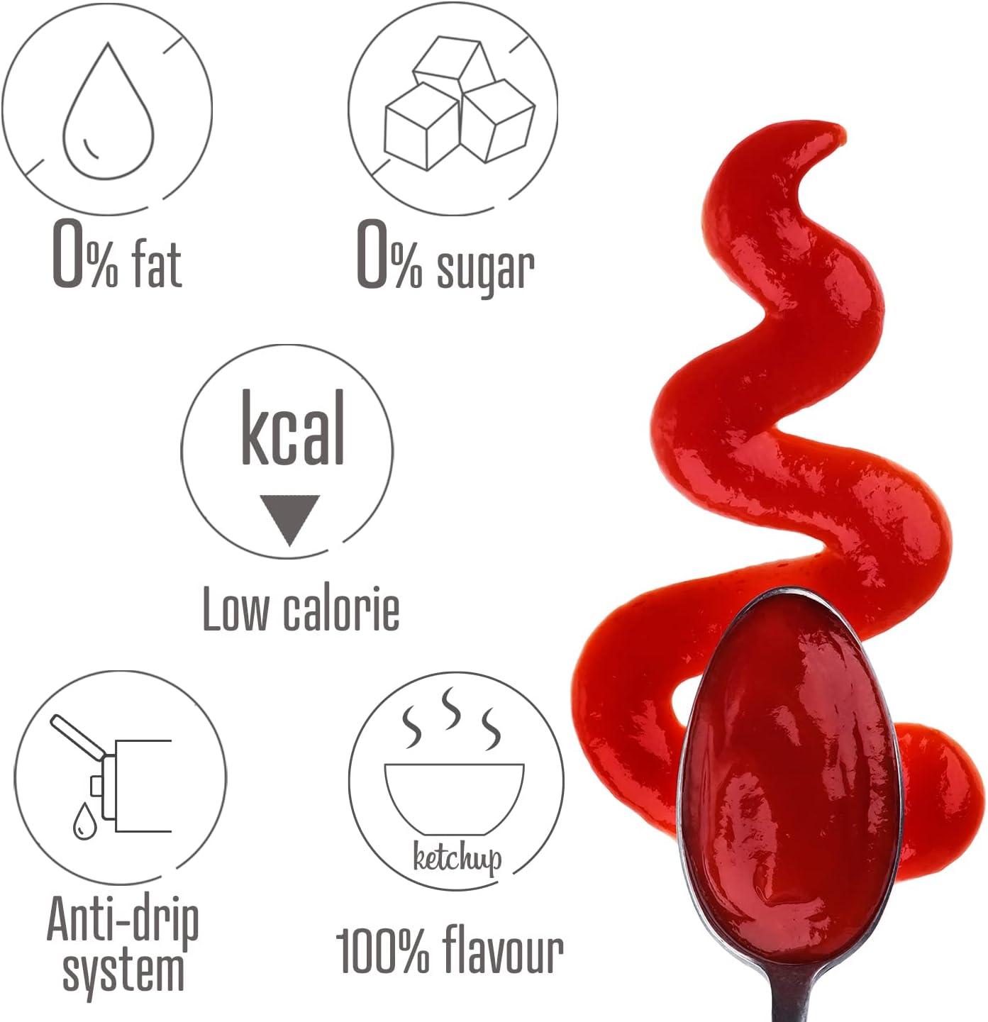 Weider Zero Ketchup Sauce - 265ml (Pack of 1) | Zero Fat & Sugar-Free ...