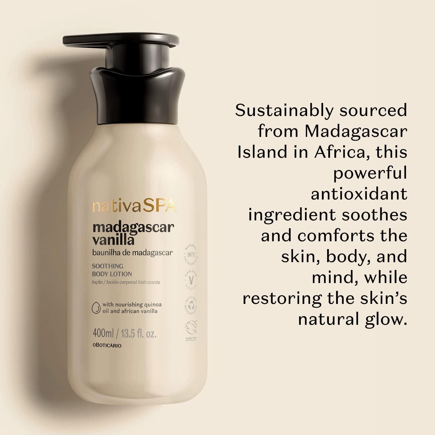 Nativa SPA Madagascar Vanilla Body Lotion with Quinoa Drops 13.5 oz ...