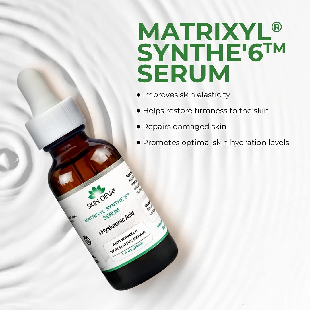 SKIN DEVA Matrixyl Synthe 6 Hyaluronic Acid Anti-Aging Facial Serum ...