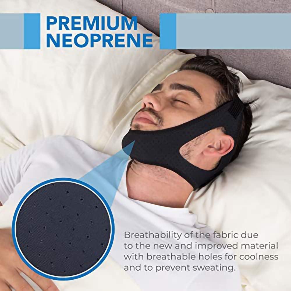 KETINAU Anti Snore Chin Strap for CPAP Users - Adjustable and ...