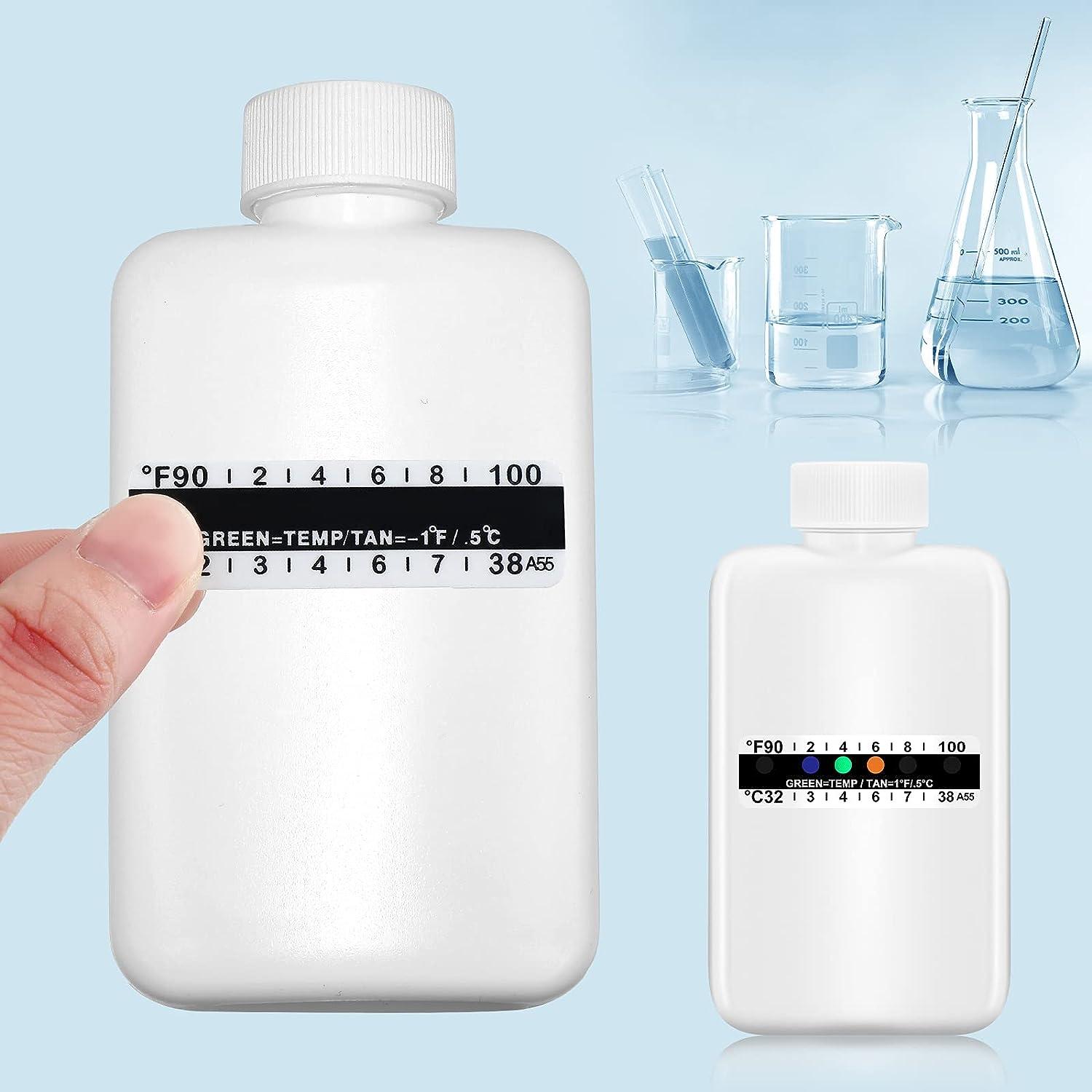 12-Piece Urine Test Kit with Empty Bottles, Temperature Test Strip ...