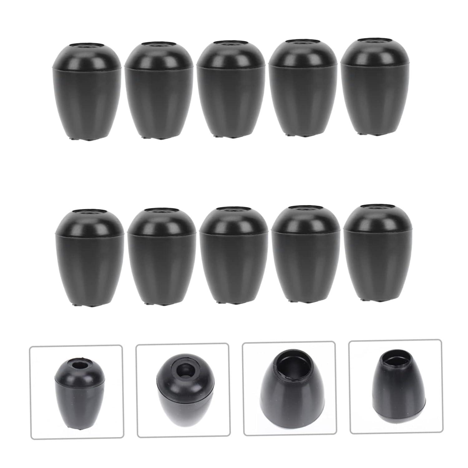 Alipis 10 Pairs Stethoscope Ear Plugs - Universal Silicone Ear Tips for ...