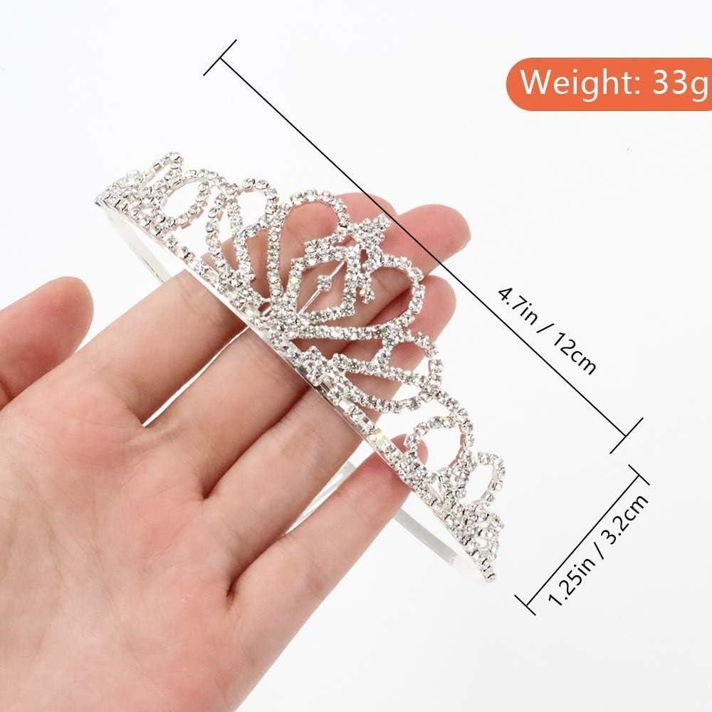 Voarge Tiara Crystal Crown - Vintage Bridal Diadem for Weddings ...