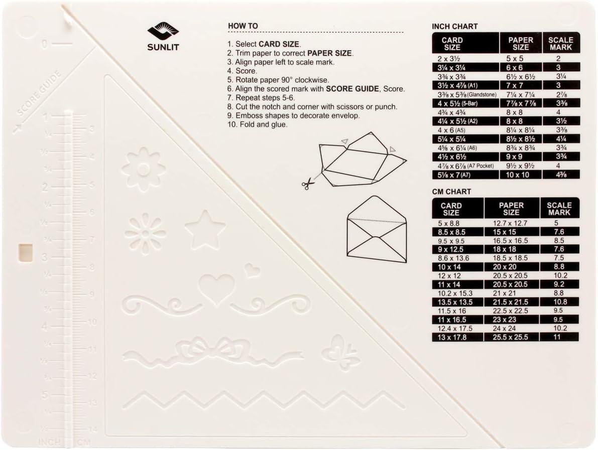 Bira Craft Mini Scoring Board & Fold Tool - 7 1/8 x 5 1/2 inch Multi ...