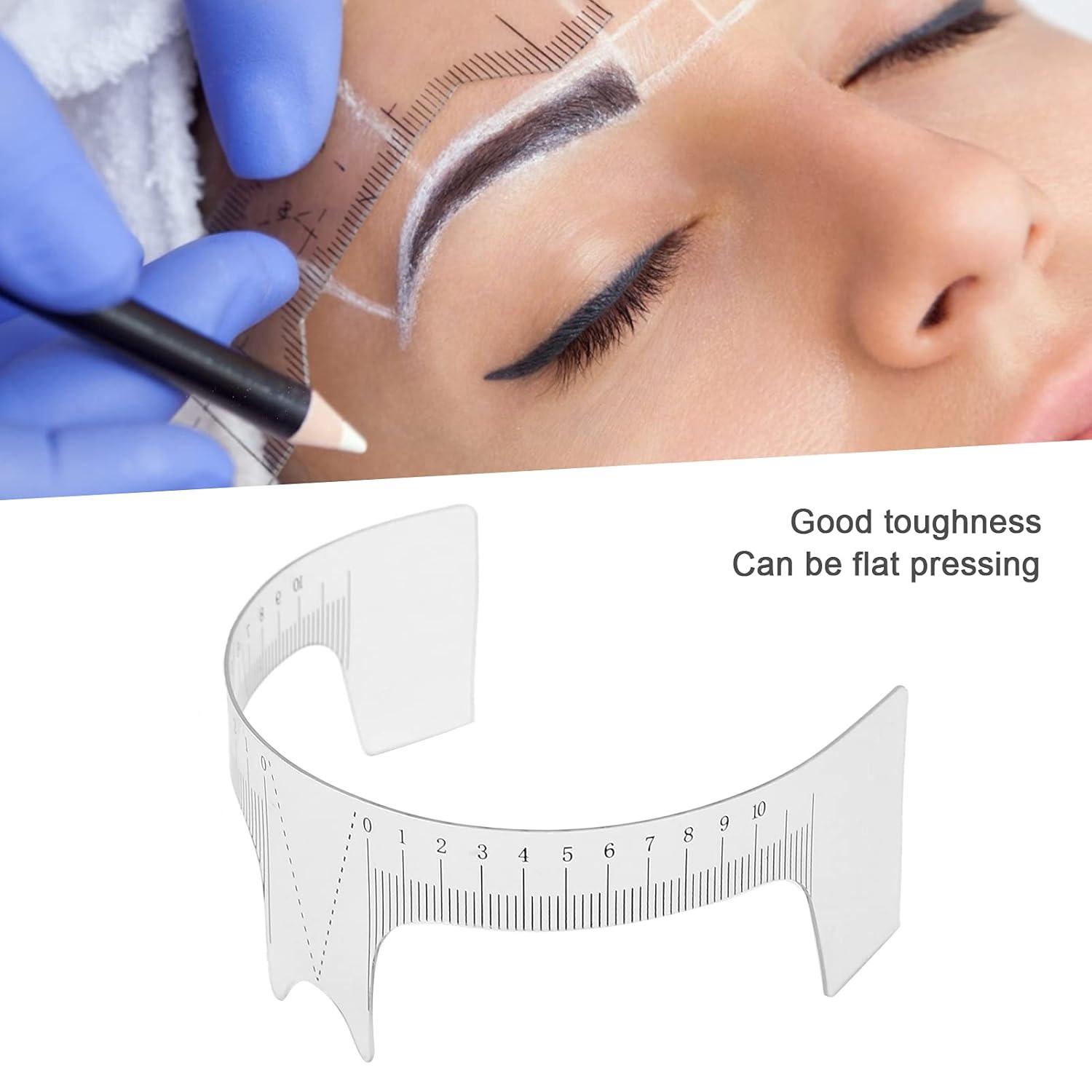 Microblading Ruler - Portable Eyebrow Measuring Tool for Precise Makeup ...