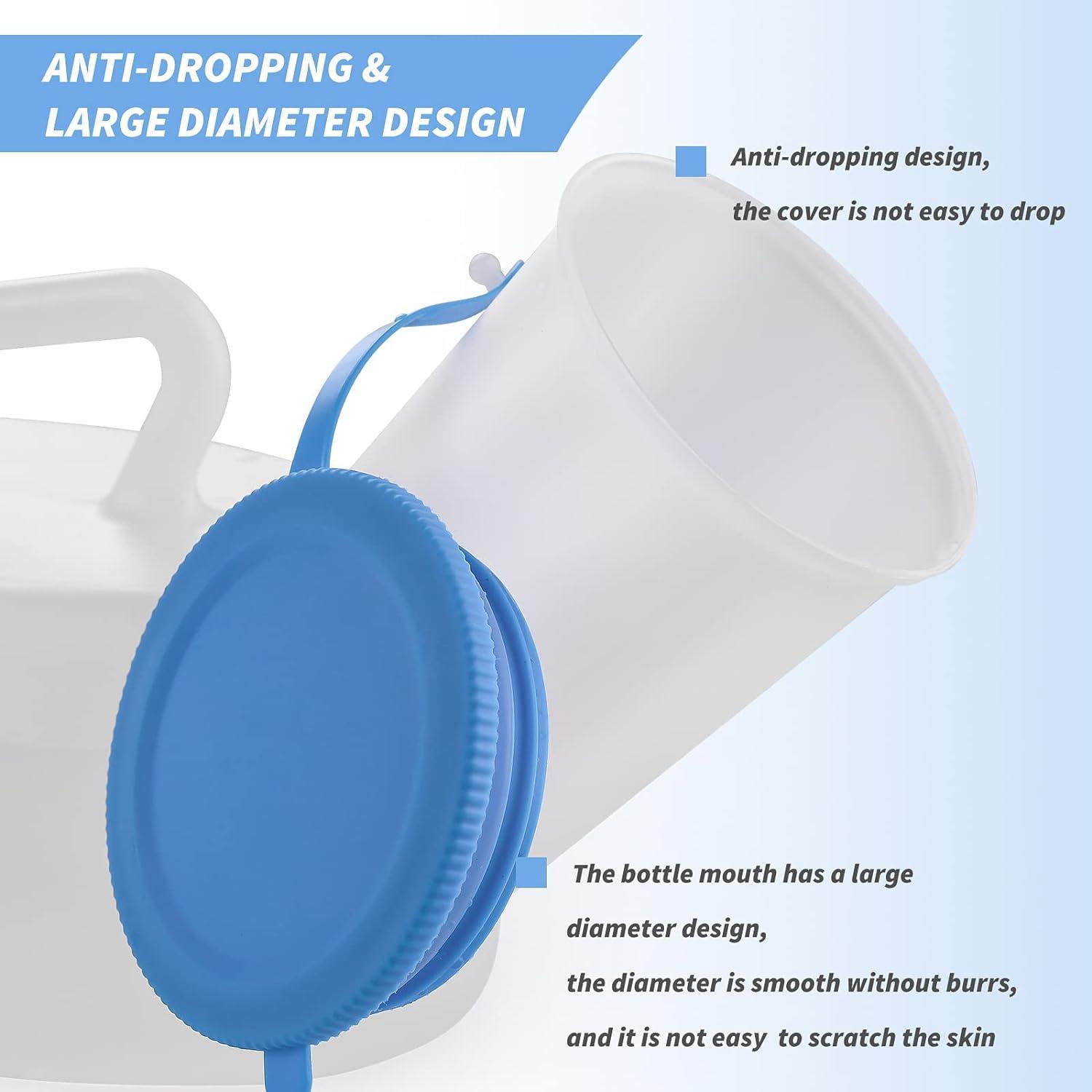 AWOKEN Women's Reusable Urinals (2Pack), 32oz Wide Base, Spill-Proof ...