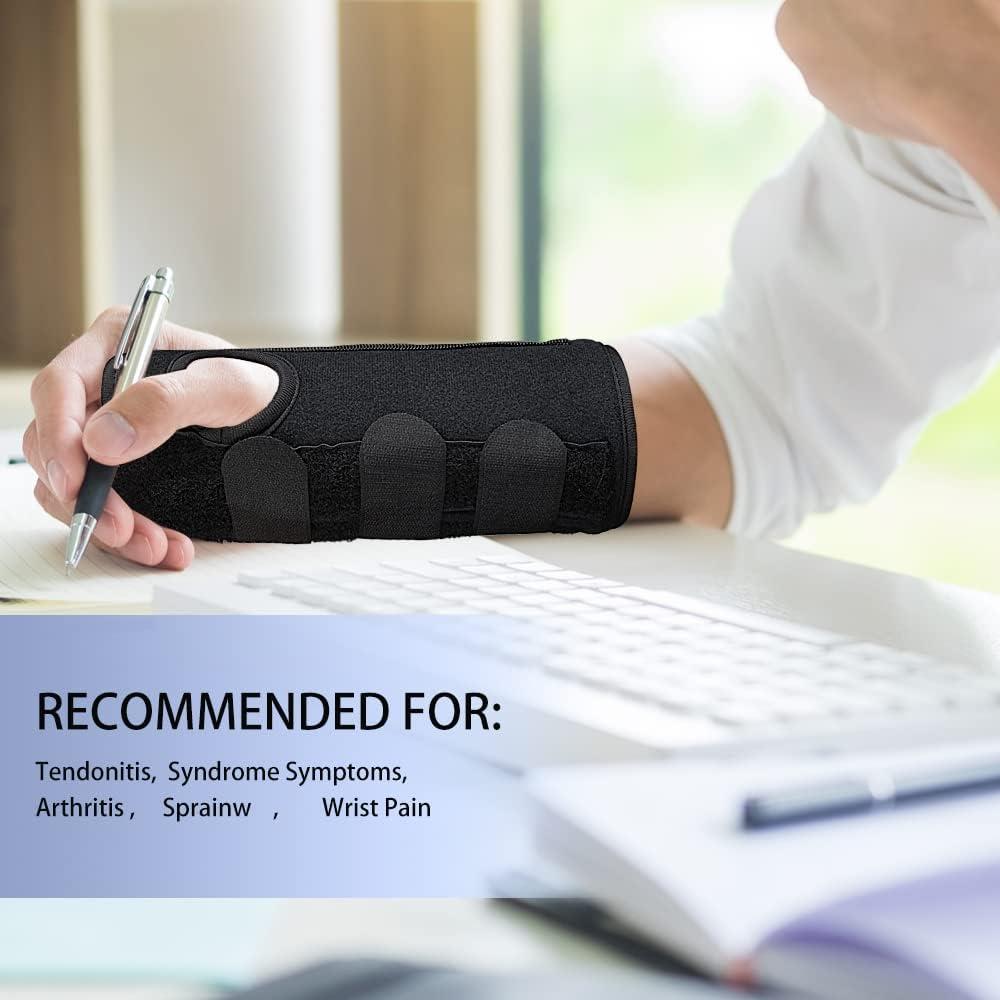 Adjustable Carpal Tunnel Splint - Night Sleep Wrist Brace for ...