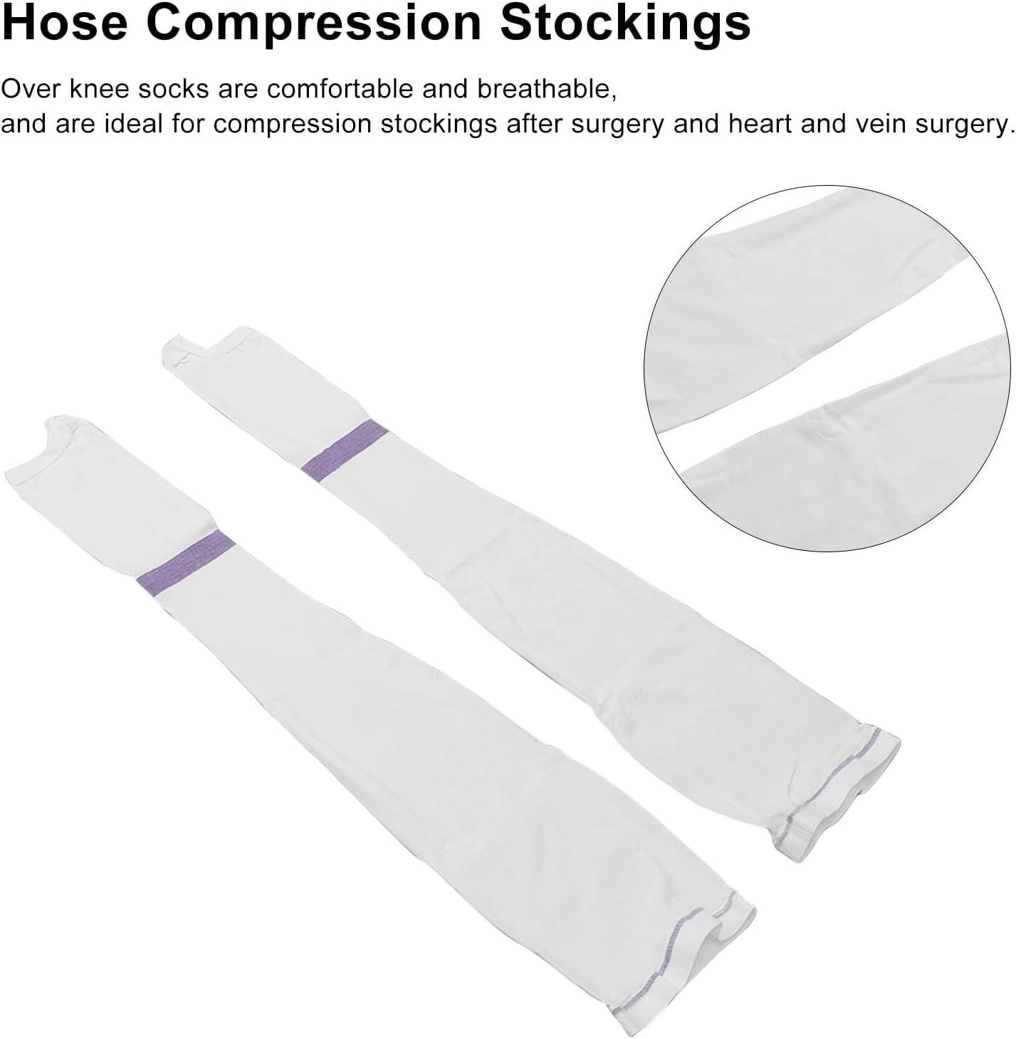 Thigh-High Compression Stockings - Breathable Hose for Varicose Veins ...