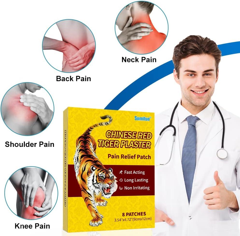 Sumifun Chinese Tiger Plaster 64ct - Pain Relief Patch for Shoulder ...