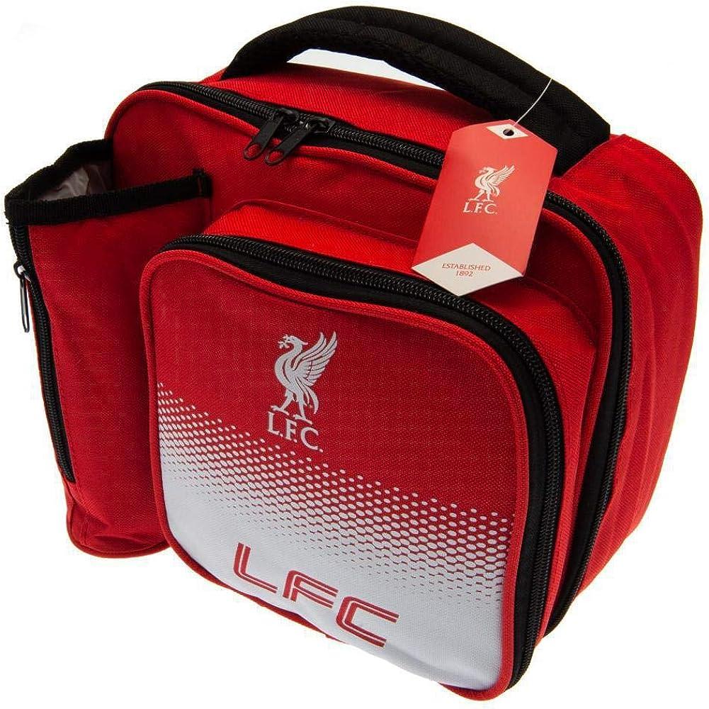 Liverpool FC Lunch Bag with Fade Design and Built-in Bottle Holder ...